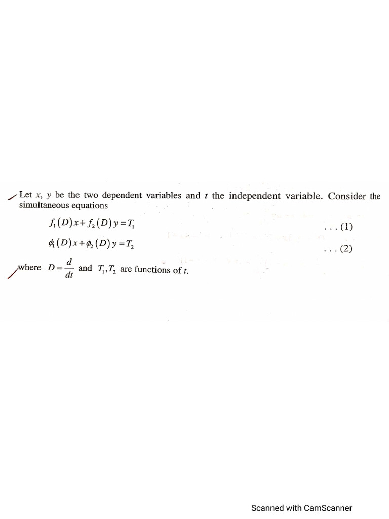 Simultaneous LDE | PDF