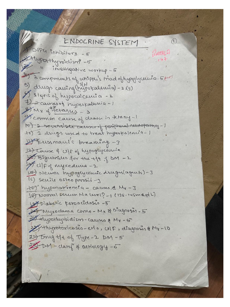 Medicine Imp Notes | PDF