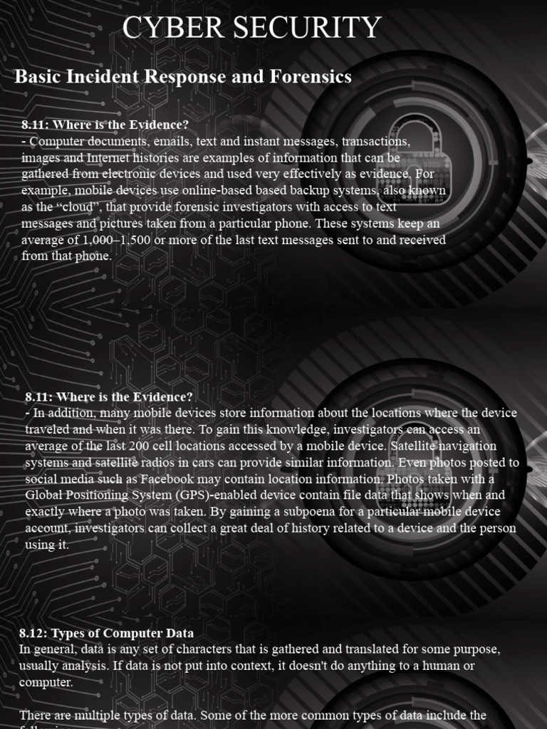 Cyber Security | PDF | Computer Forensics | Computing