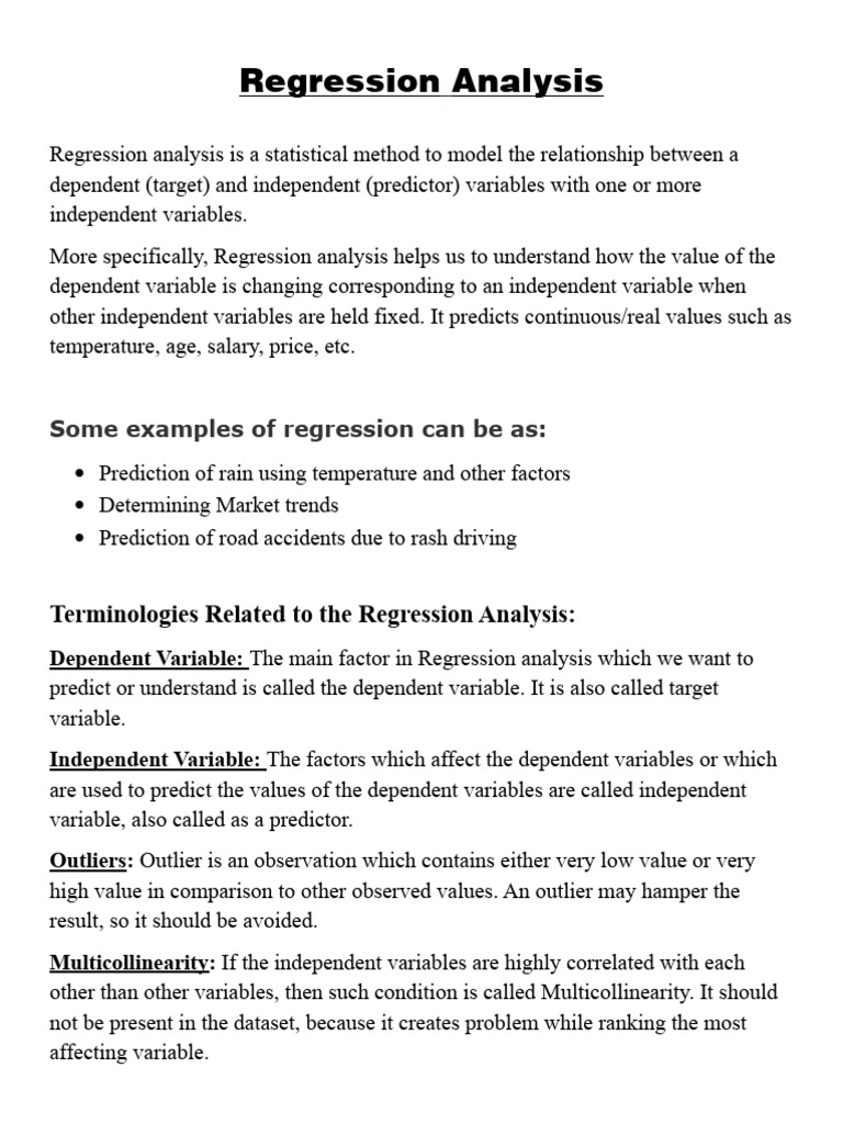 Data Science | PDF | Regression Analysis | Dependent And Independent Variables