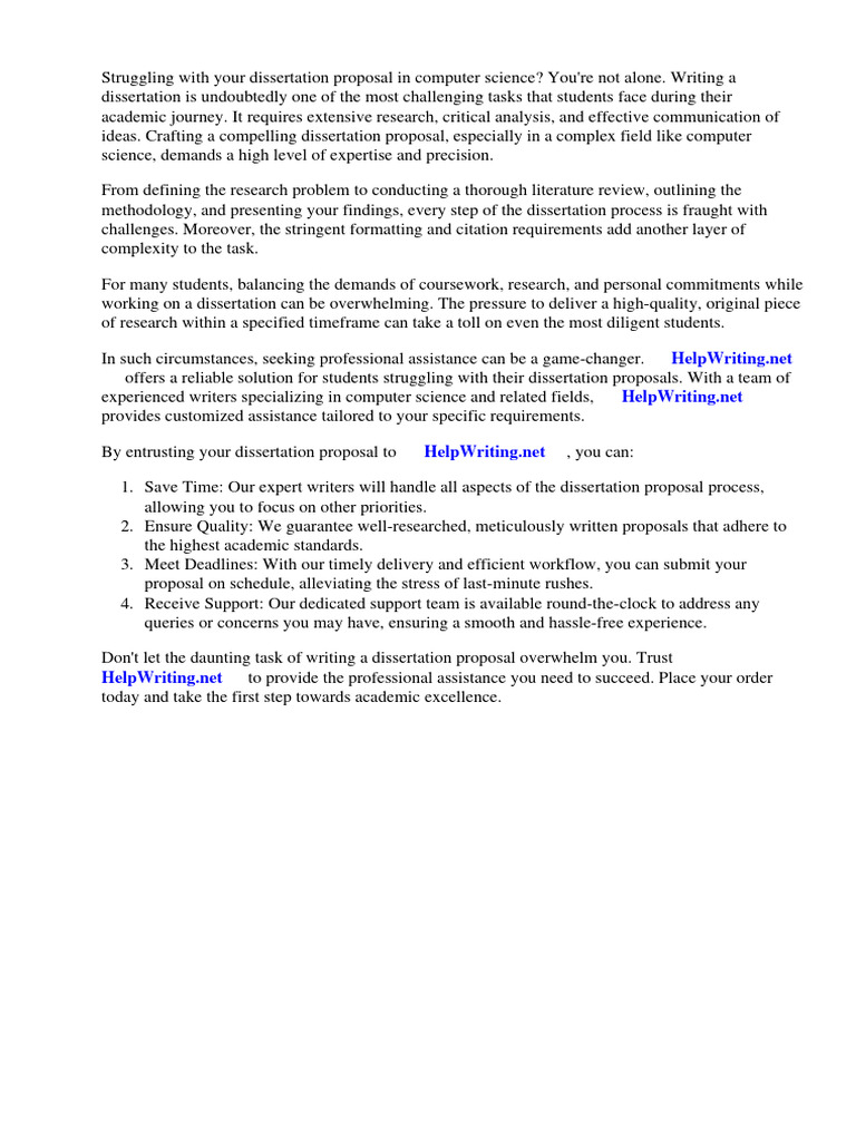 Dissertation Proposal Computer Science Example | PDF | Thesis | Doctor ... Dissertation Proposal Computer Science Example | PDF | Thesis | Doctor ...