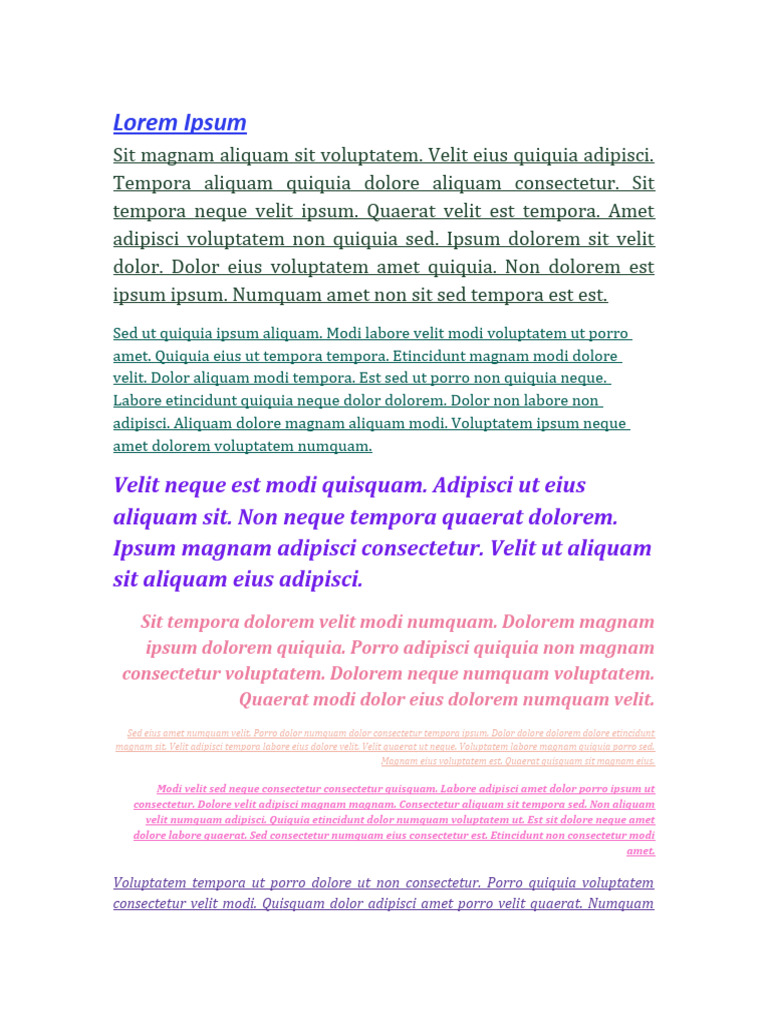 Lorem Ipsum | PDF