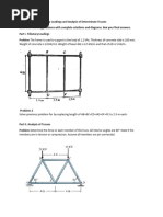 PROBLEM 6.11: Solution | PDF | Truss | Structural Engineering
