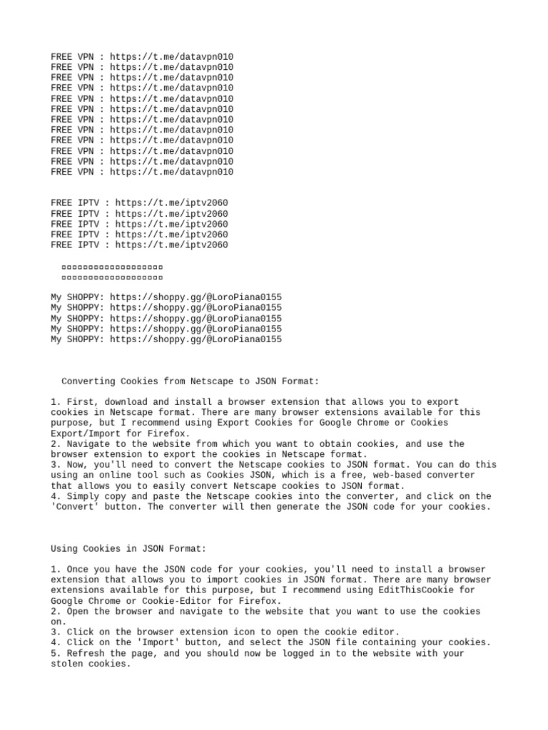 Step by Step Method How To Use Cookies From Redline Stealer Logs 2024 Guide Leak | PDF
