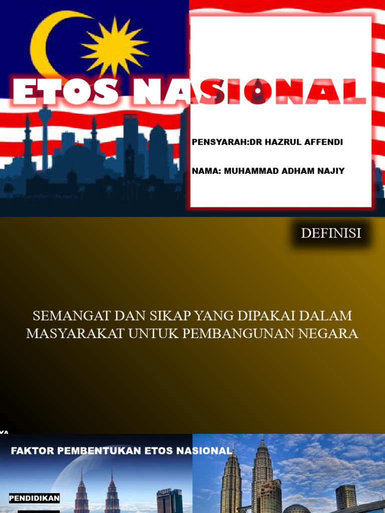 Etos Nasional | PDF