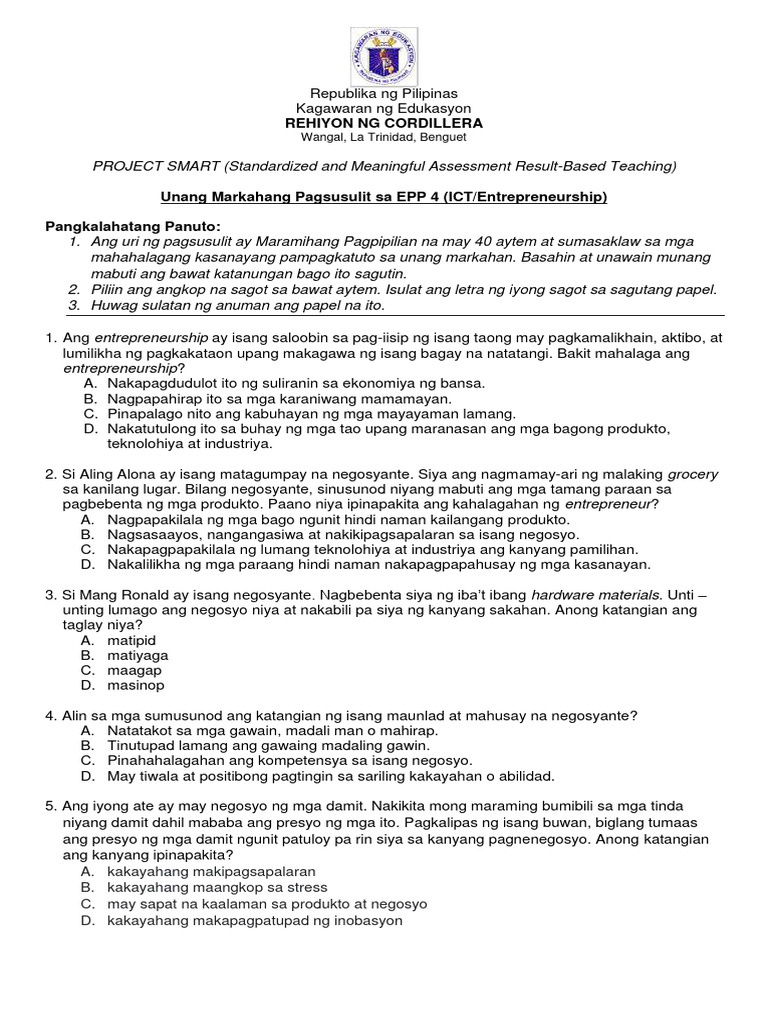 TQ Q1 EPPICT 4 - Jonalyn Ambrona | PDF