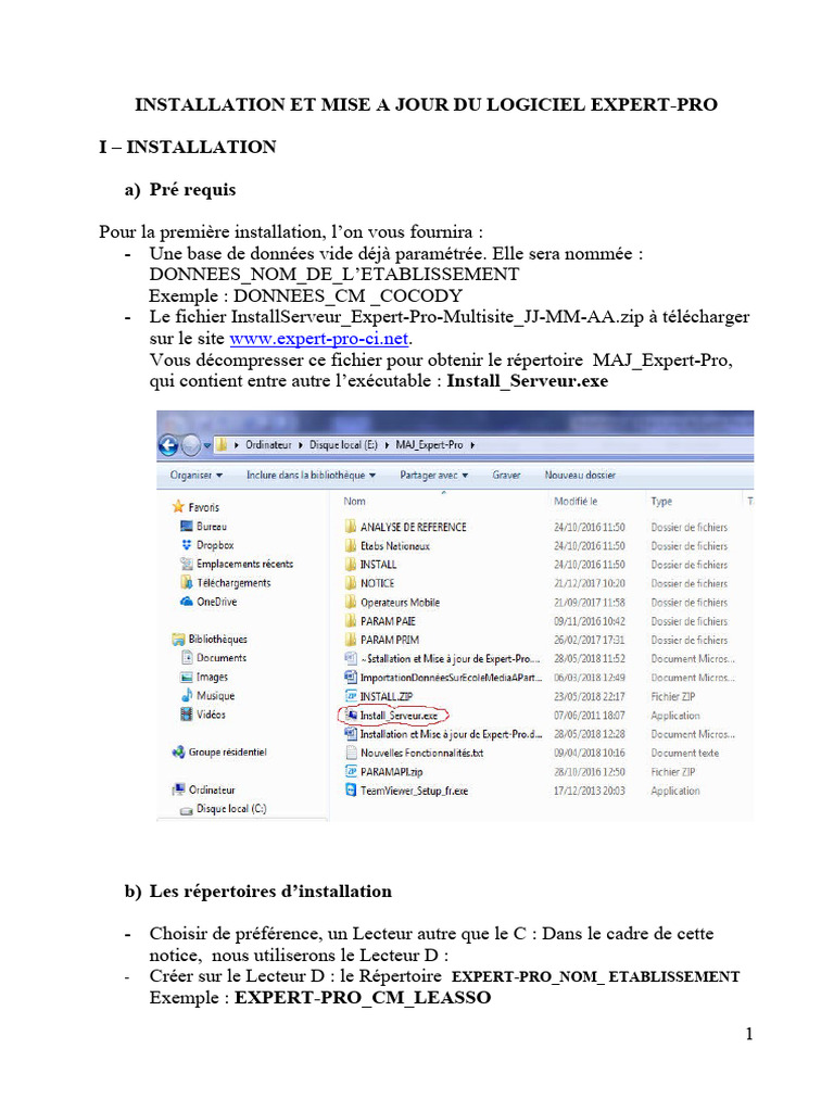 Installation Et Mise À Jour de Expert-Pro | PDF