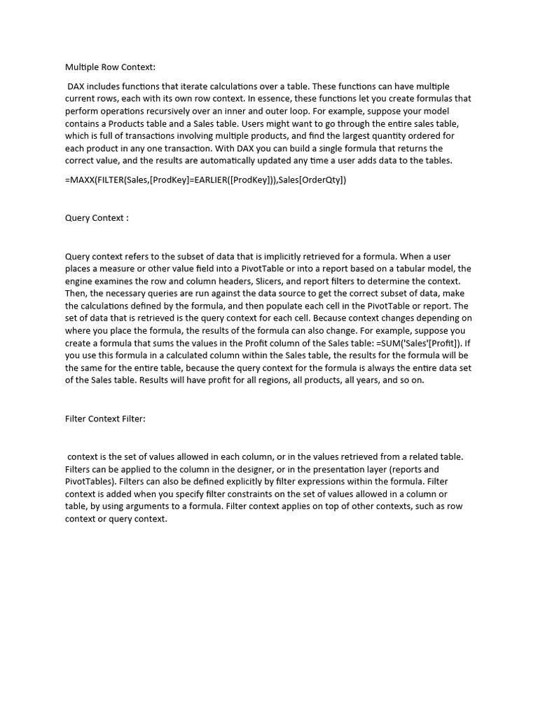 Multi Row Function Pdf