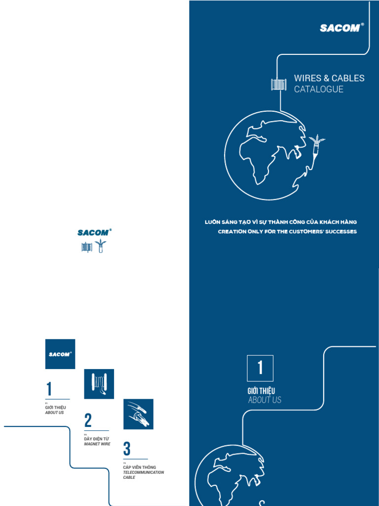 SACOM Wires and Cables Catalogue 2018 | PDF
