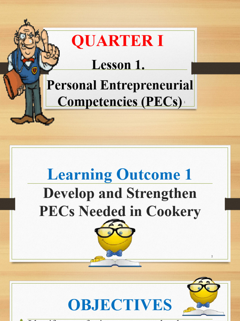 EDITED.1 PECS - LO1.Develop and Strengthen PECS | PDF | Entrepreneurship | Cognition