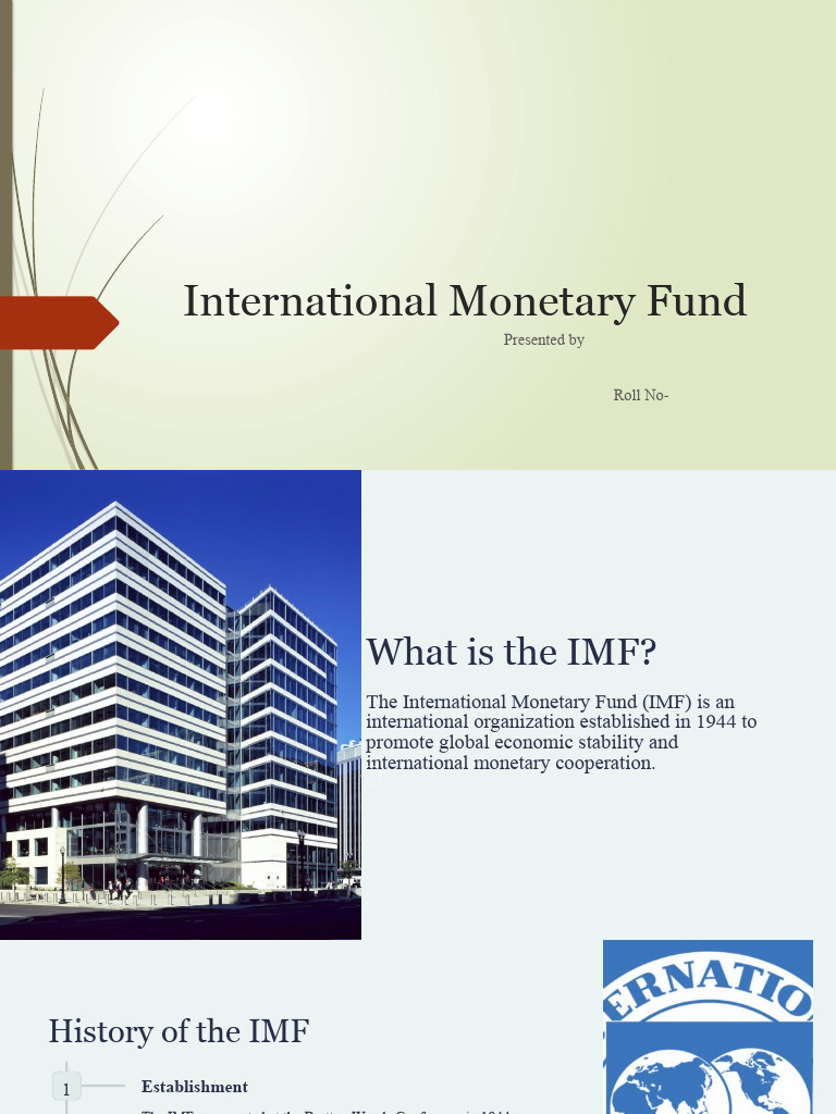 What Is The IMF | PDF | International Monetary Fund | Macroeconomics