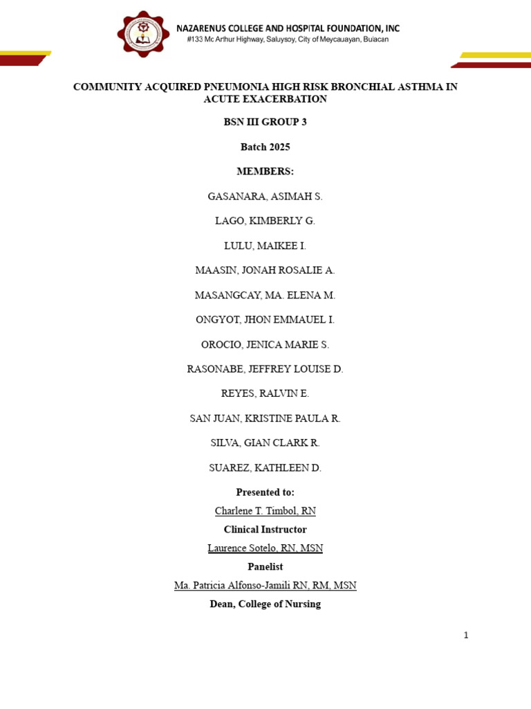 Case Presentation Final | PDF | White Blood Cell | Blood Cell