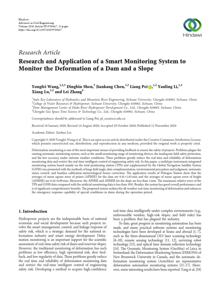 Research Article: Research and Application of A Smart Monitoring System To Monitor The ...