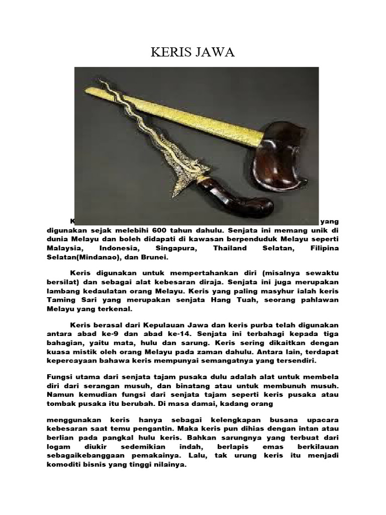 Keris Jawa | PDF