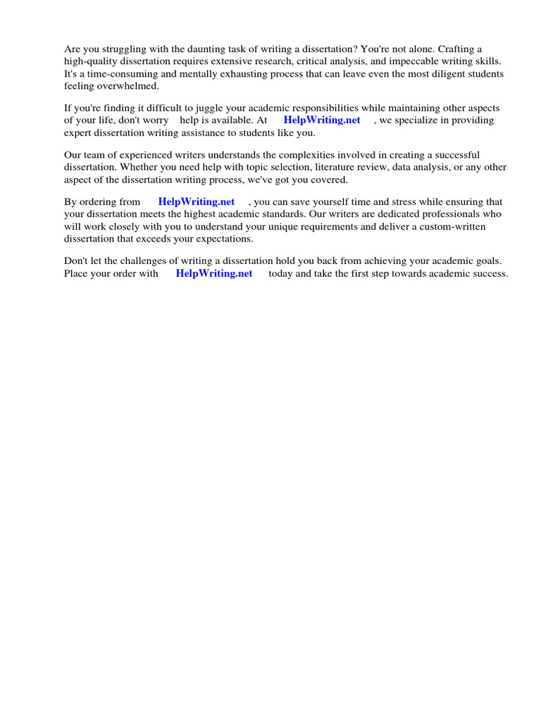 Roy Horn Dissertation | PDF