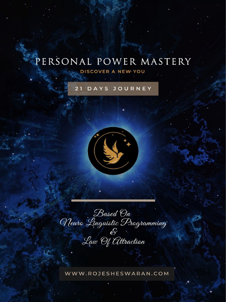21 Days Personal Power Mastery - Workbook - Complete | PDF | Career ...