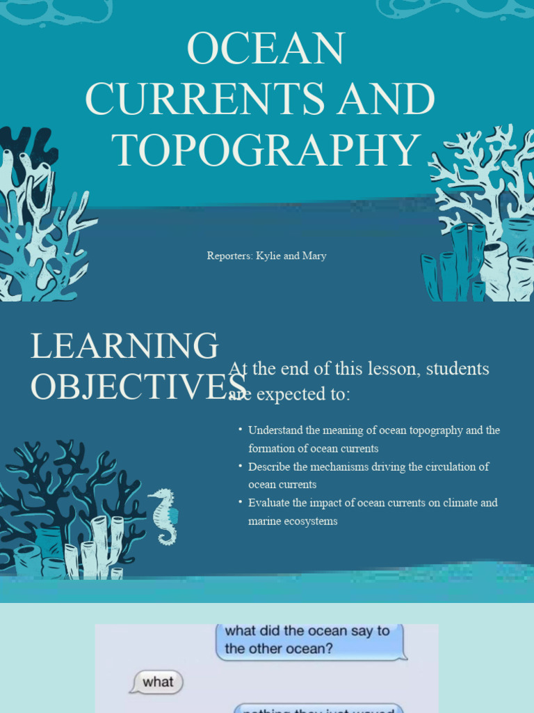 Lanticse, Mata - Ocean Currents & Topography | PDF | Oceans | Wound