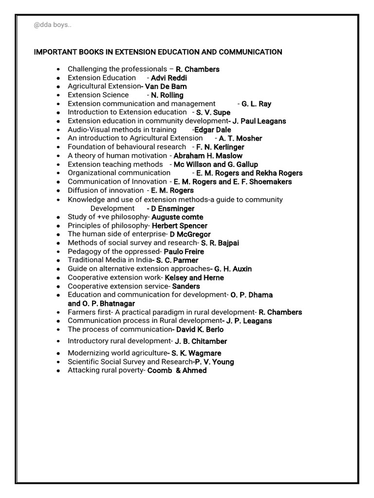 Extension Books, Terms, Fathers | PDF