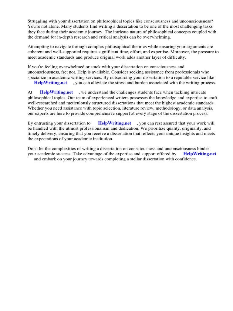 Dissertation Help for Philosophy Students | PDF | Essays | Thesis