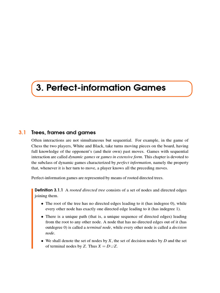 Perfect-Information Games+exercises | PDF | Economics Of Uncertainty ...