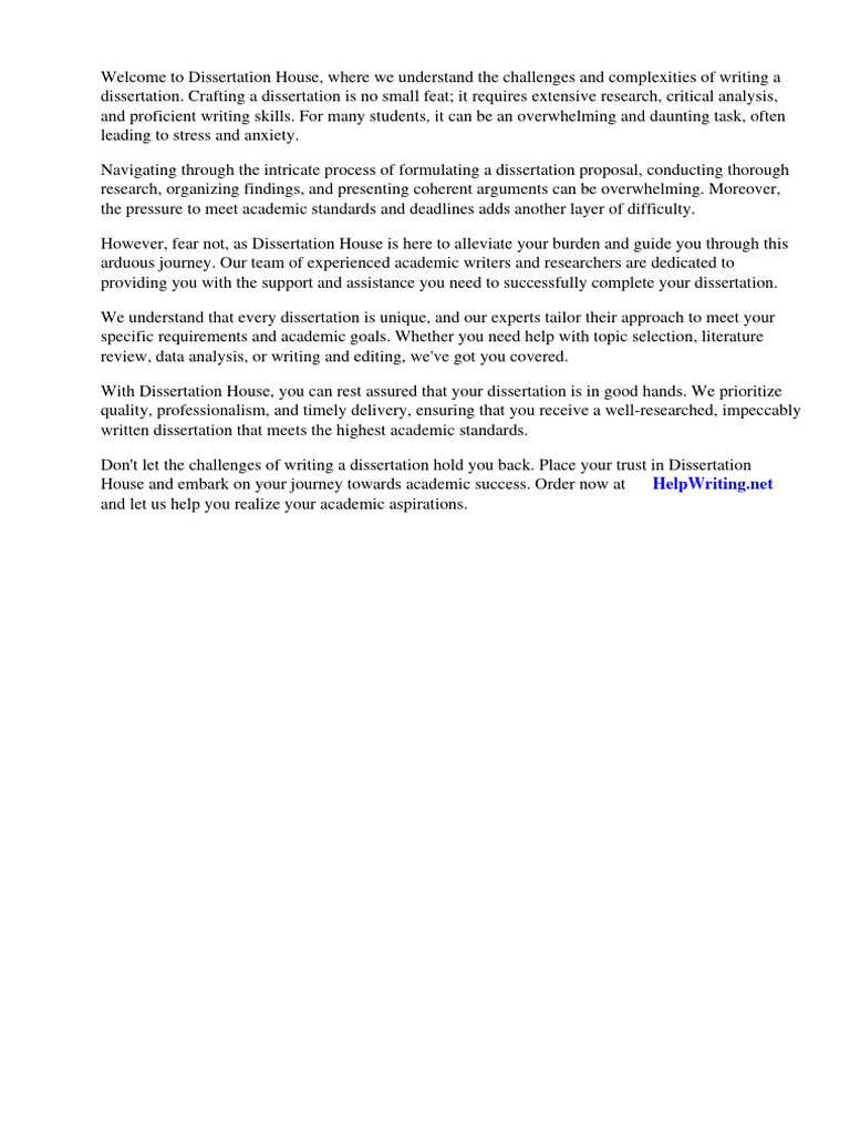 Dissertation House | PDF | Thesis | Emmeline Pankhurst