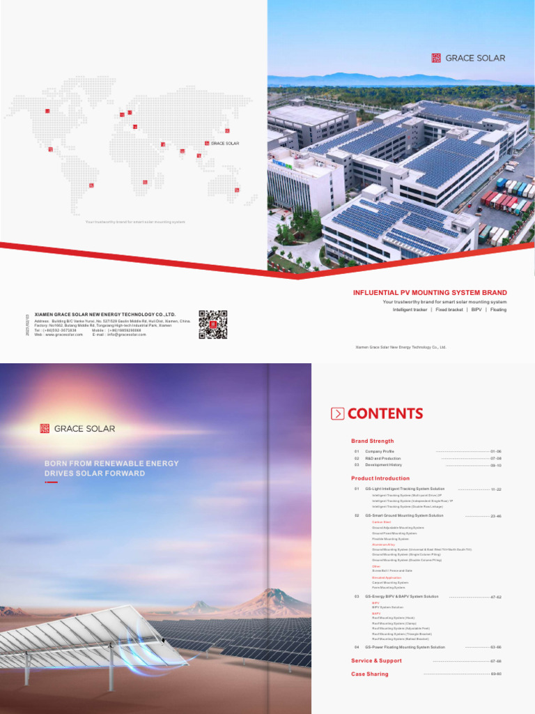 Grace Solar Company Profile | PDF | Solar Power | Renewable Energy