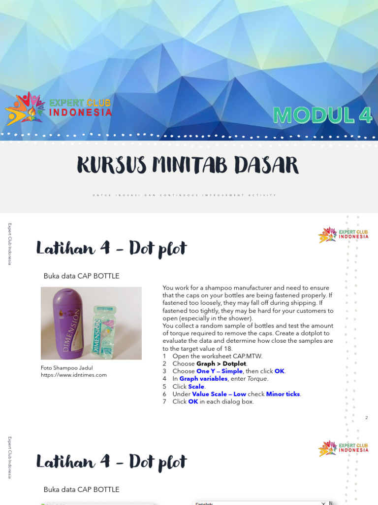 Dot Plot - Minitab 19 | Download Free PDF | Statistics | Statistical ...