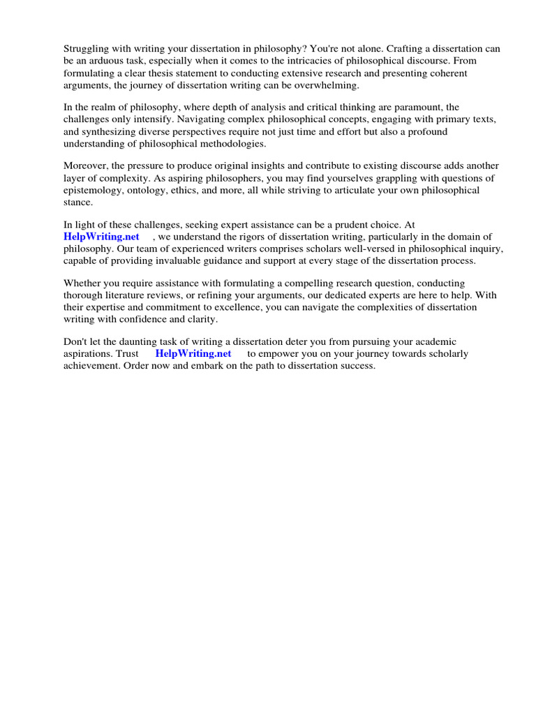 Methode de Dissertation en Philosophie PDF | PDF | Thesis | Liberal ...