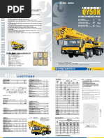 SANY STC800 80 Ton Crane Load Chart | PDF | Crane (Machine ...