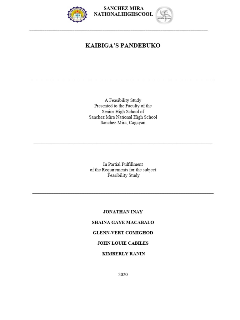 Feasibility Study Kaibigas Pandebuko | Download Free PDF | Breads | Baking