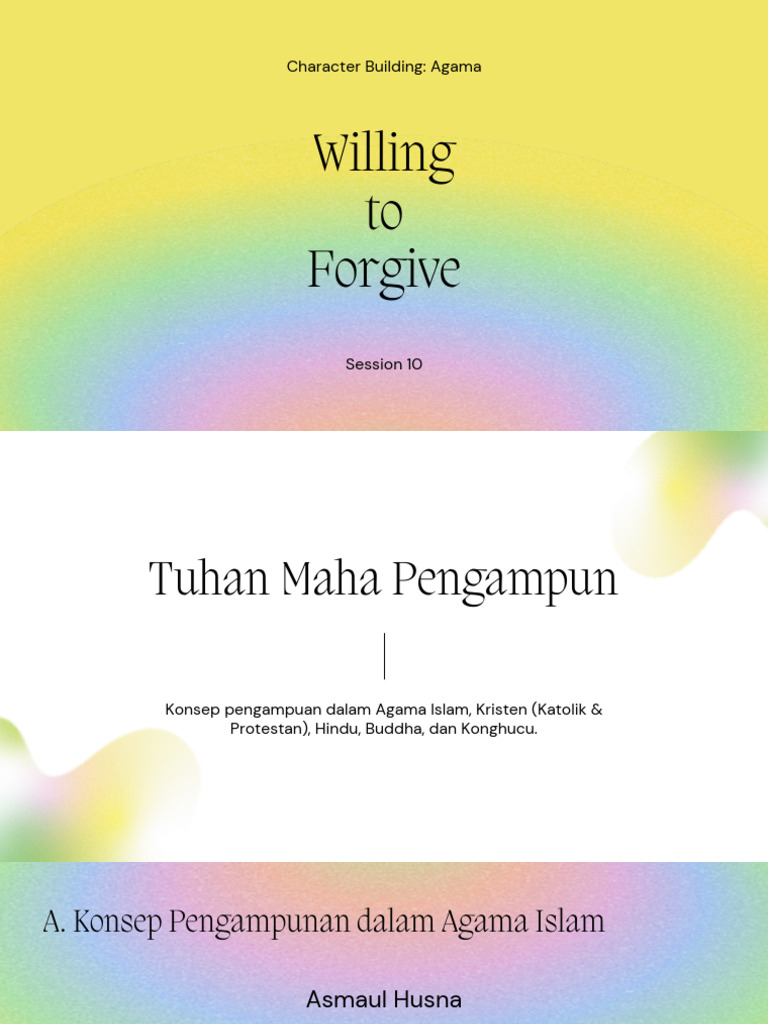 Konsep Pengampunan dalam Berbagai Agama | PDF