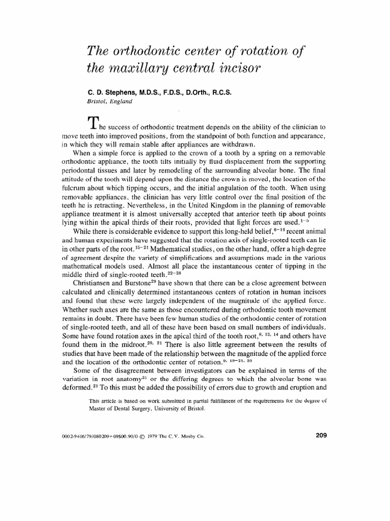 02 Stephens - The Orthodontic Center of Rotation of The Maxillary ...