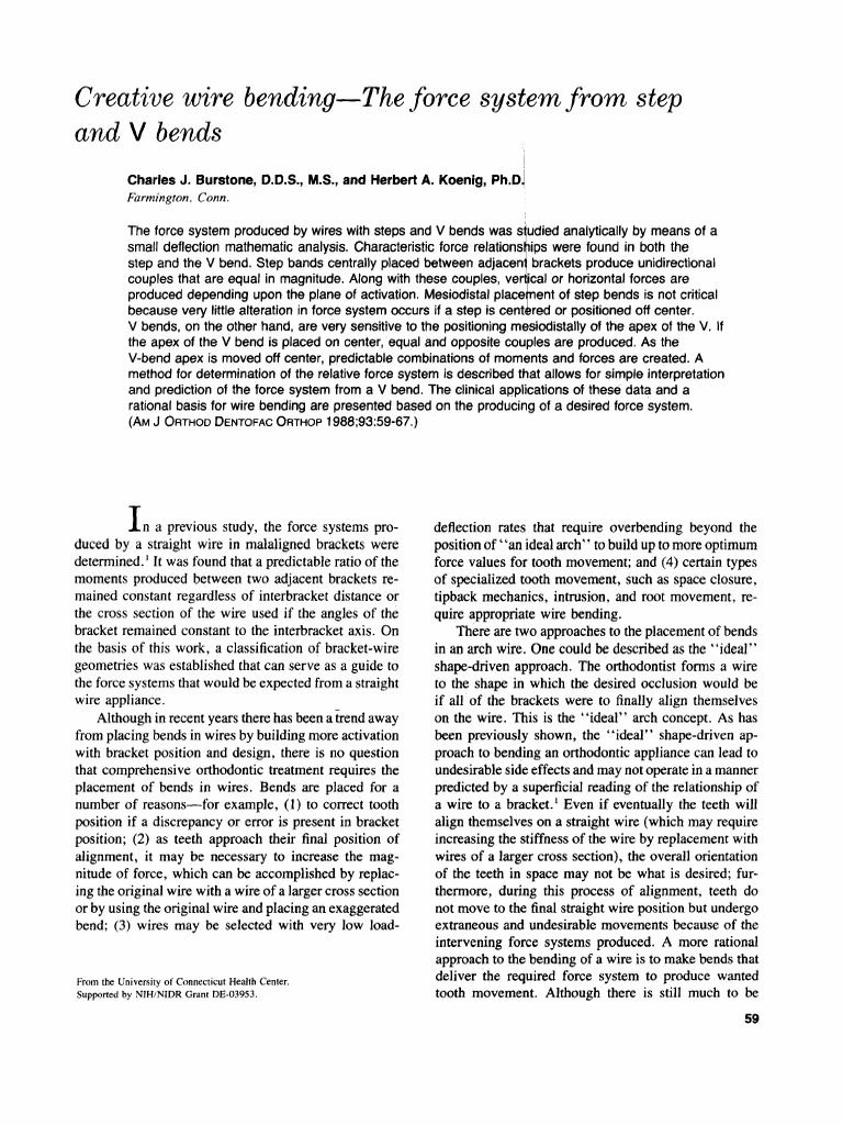 14 Koenig - Creative Wire Bending The Force System From Step and V ...