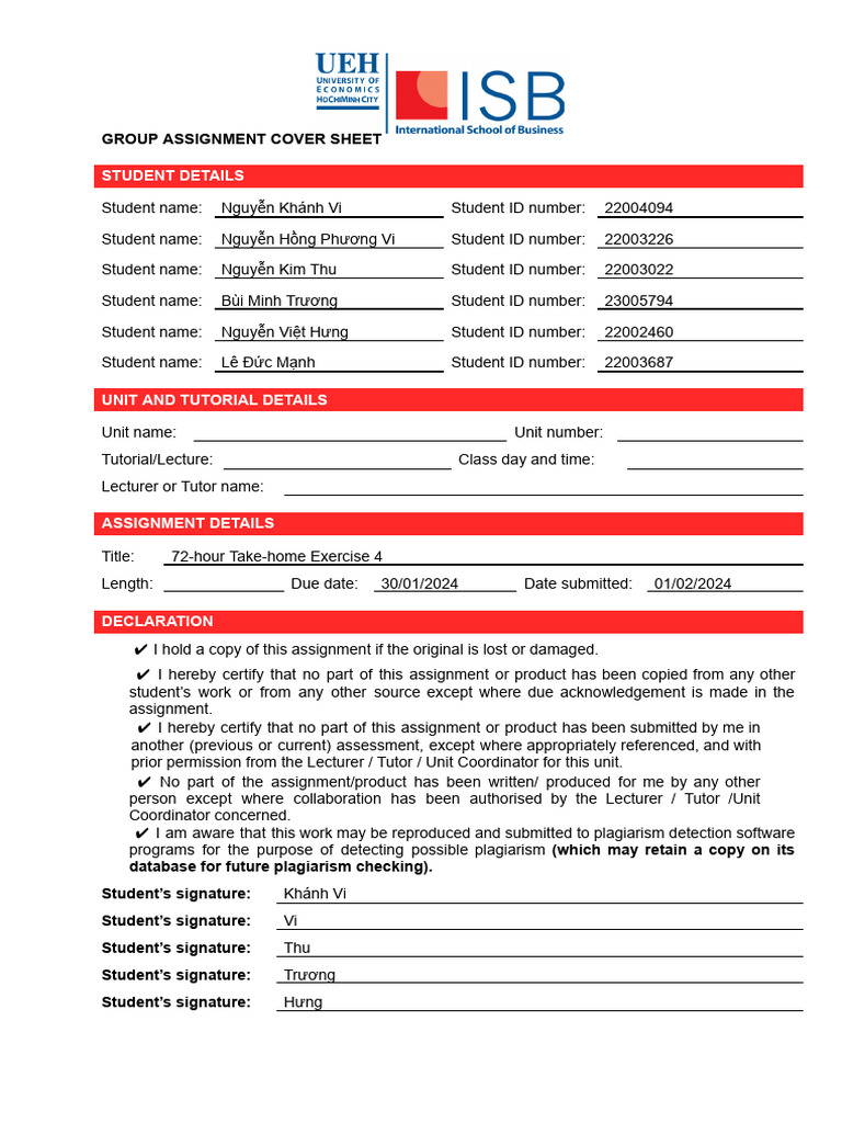 (CF-T22324PWB-1) - (72-Hour Take-Home Exercise No.4) - ( | PDF ...
