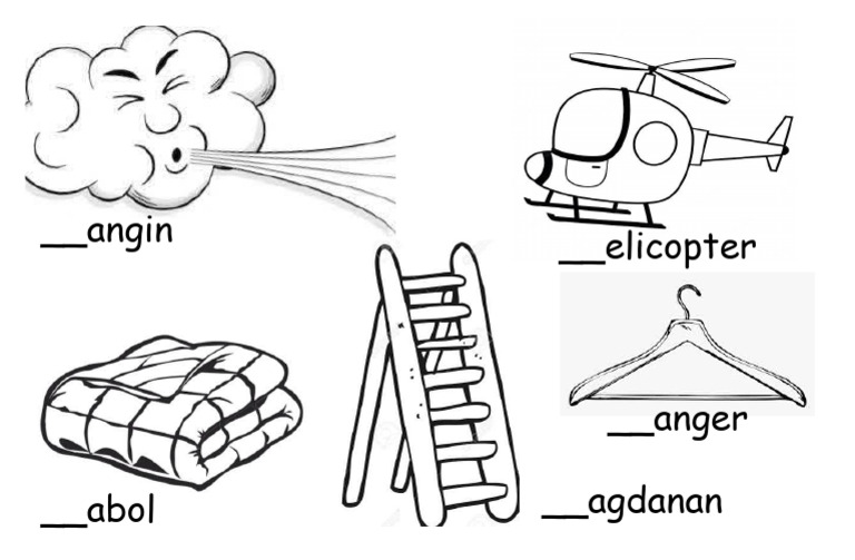 Letter HH Objects Color and Write H Sinugbuanong Binisaya | PDF