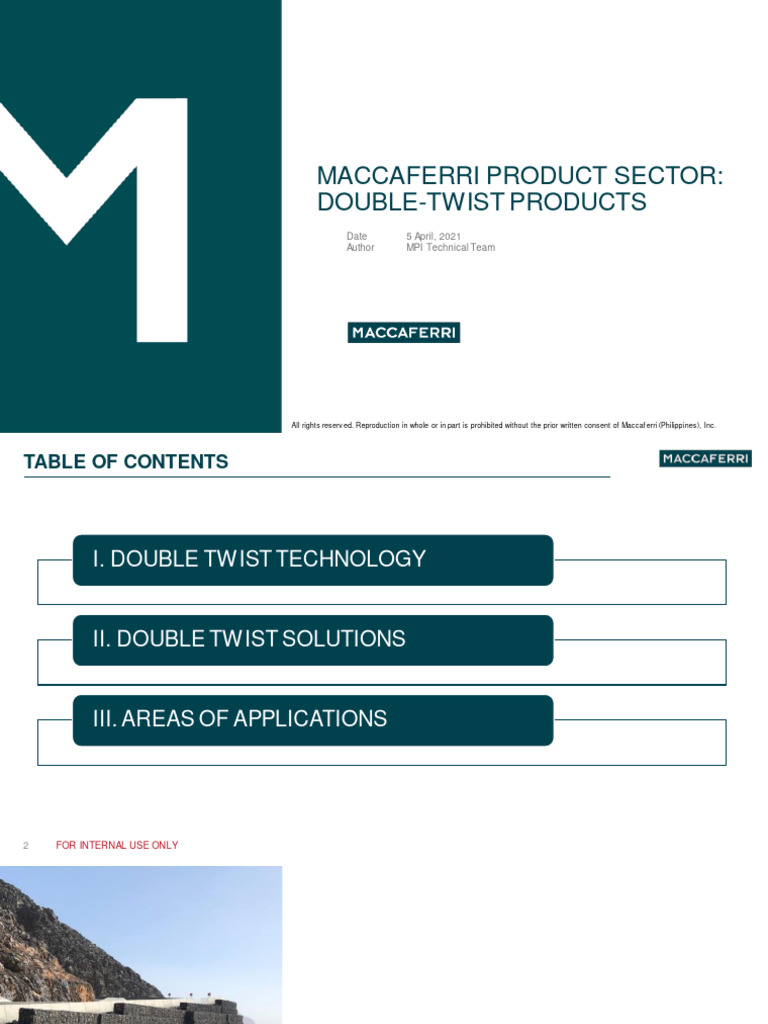 Maccaferri Double Twist Solutions Overview | PDF | Building Materials ...