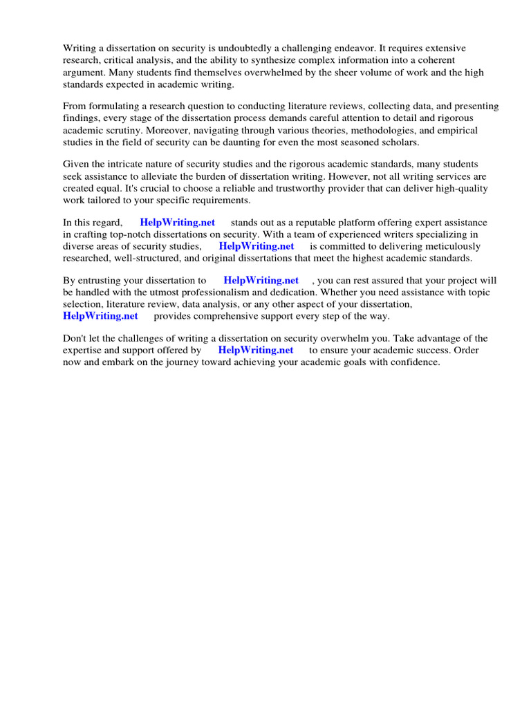 Security Dissertation Examples Pdf Computer Security Security