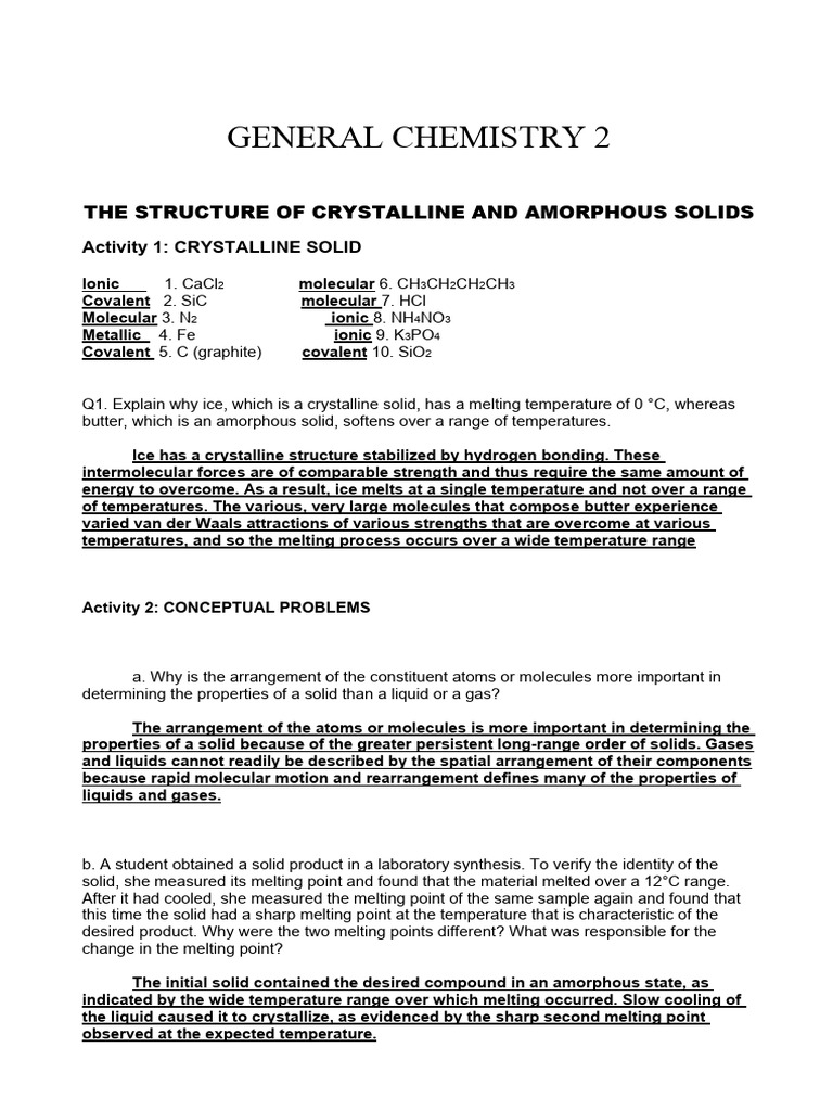 Gen. Chem2 - 062536 | PDF | Molecules | Chemistry