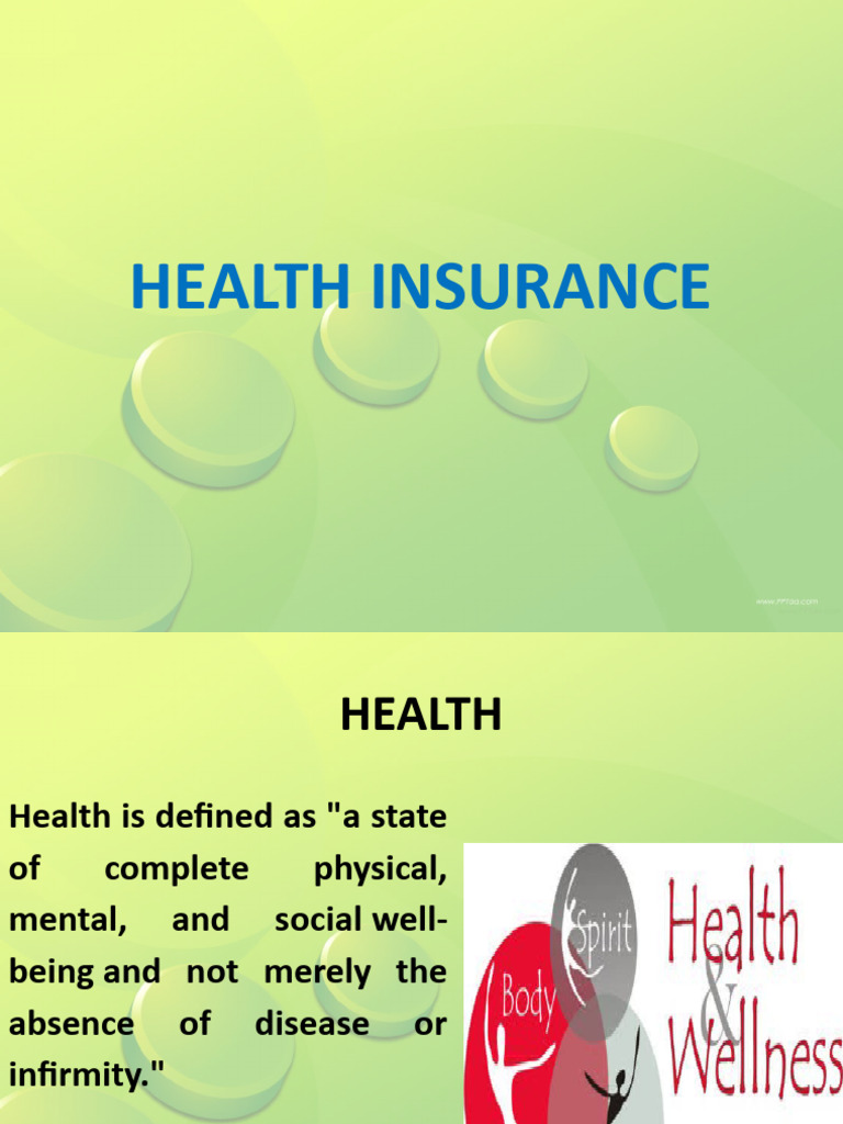 Health Insurance | PDF