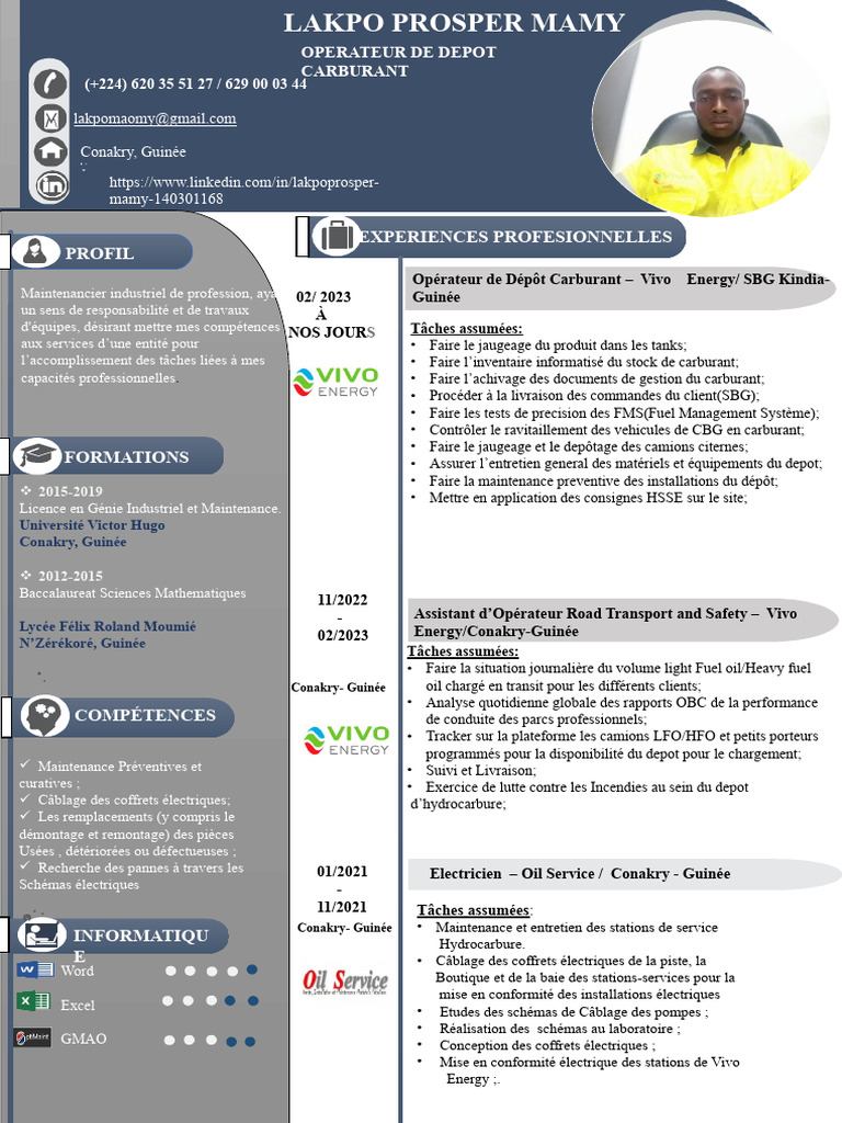Profil de Lakpo Prosper Mamy | PDF