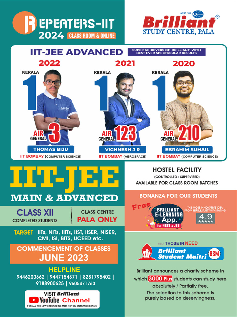 Repeaters Jee Advanced April 22 | PDF | Payments