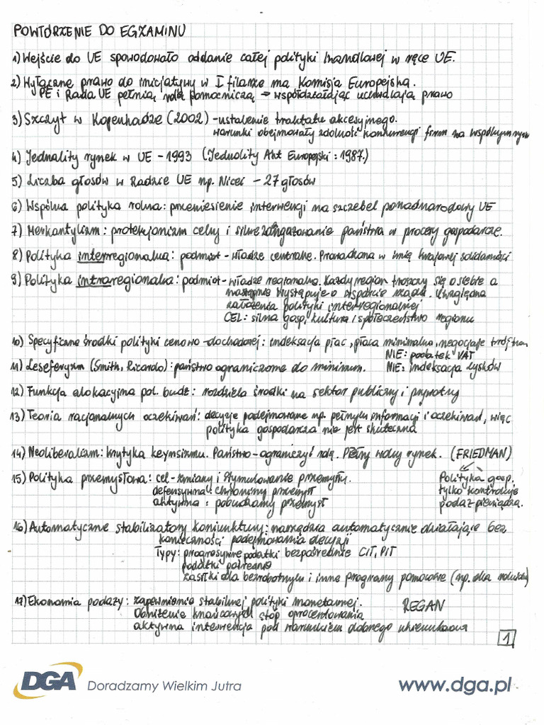 SGH Egzamin MGR W Pigulce | PDF