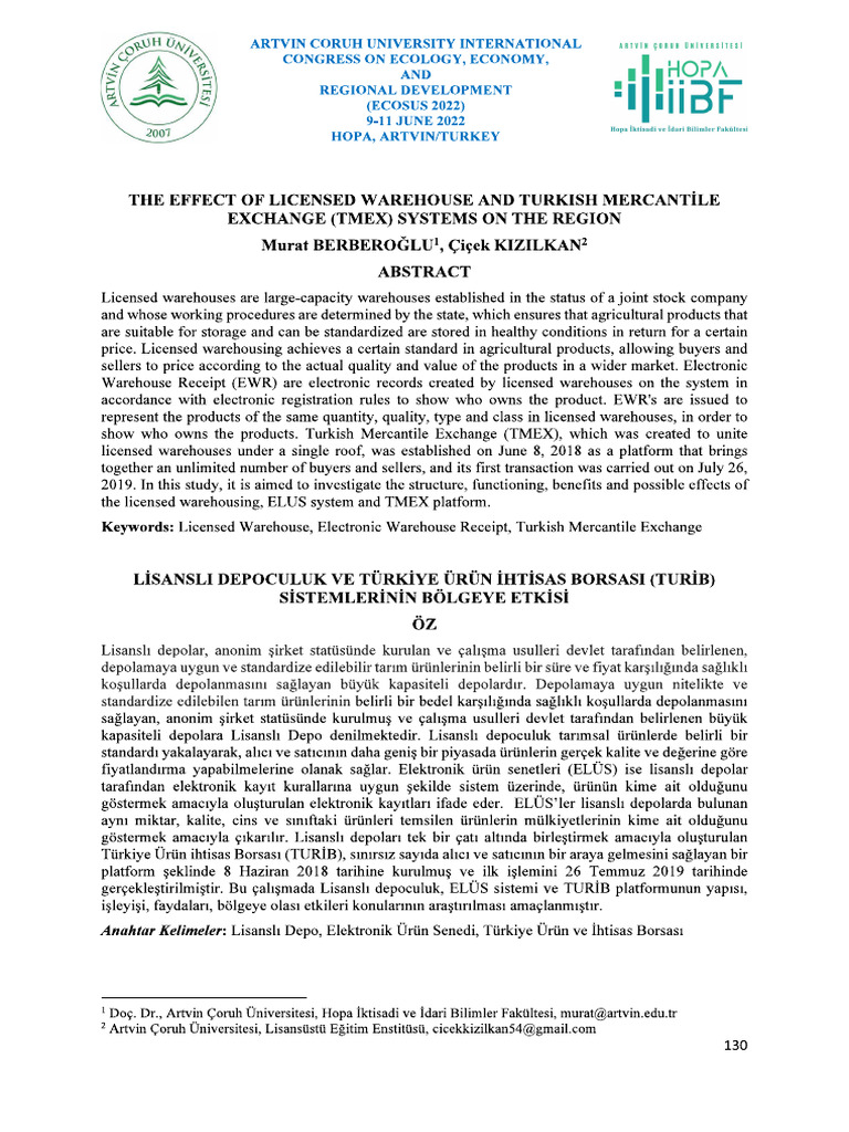 Berberoglu Kızılkan (2022) | PDF