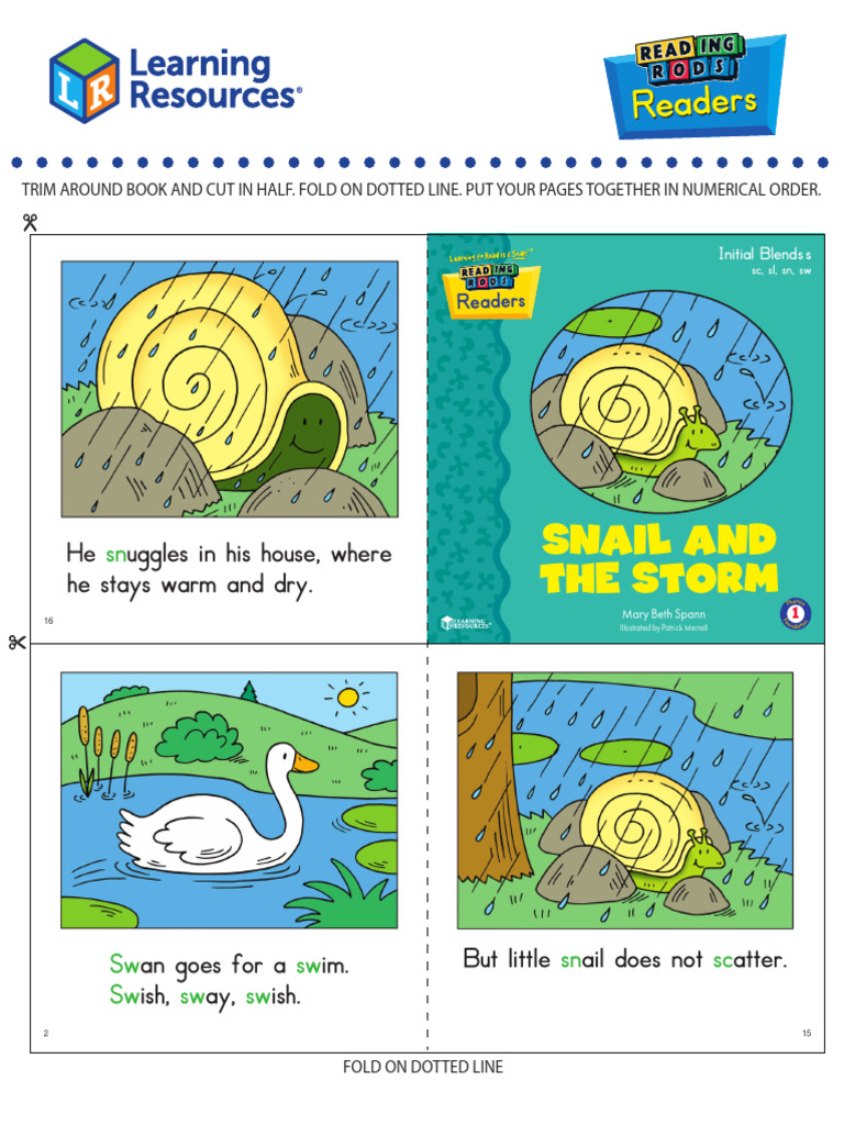 Reading Rods Blends S Book Level 1 | PDF | Learning Methods | Cognitive ...