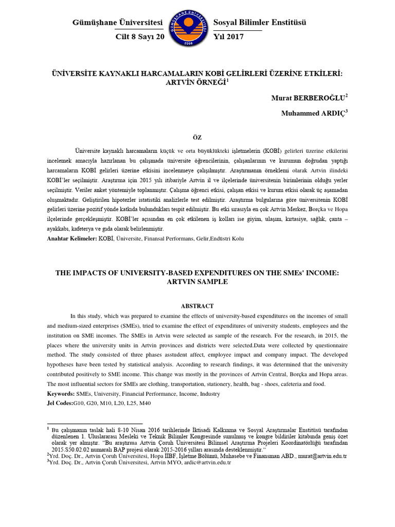 (2017) Berberoglu Ardic | PDF