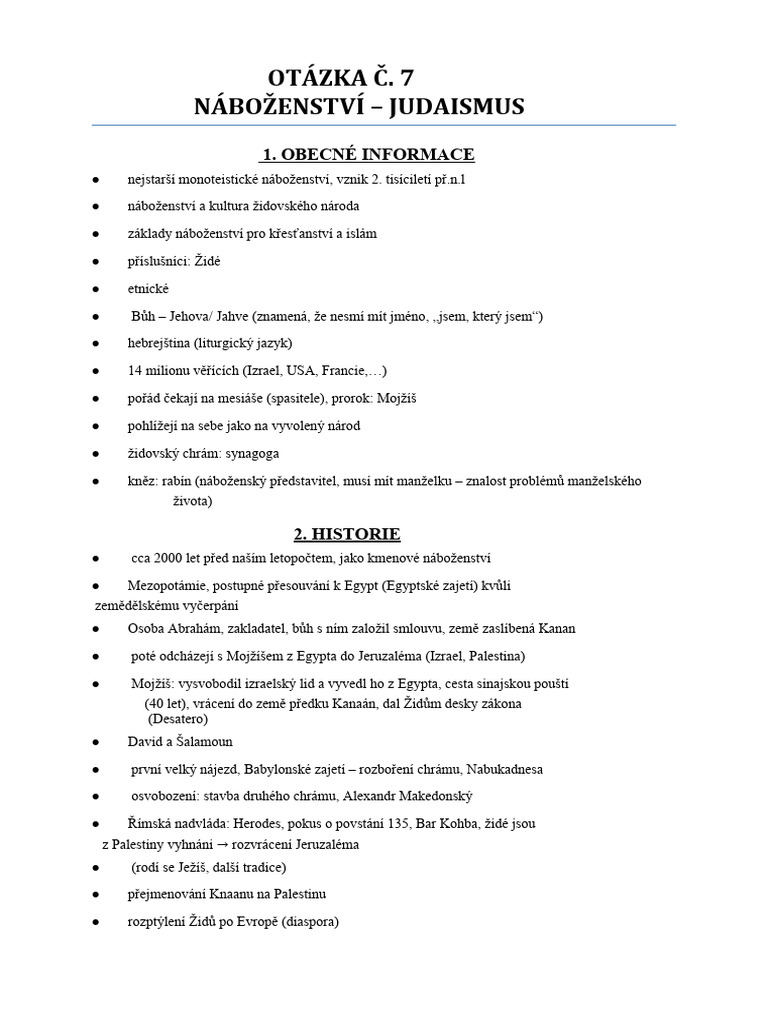 07 - Judaismus | PDF