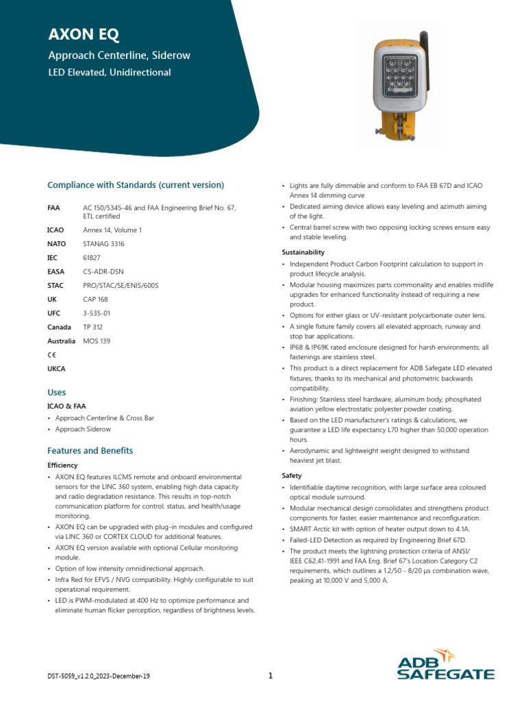 Adb Apch Eq Elevadas | PDF | Electrical Connector | Electrical Engineering