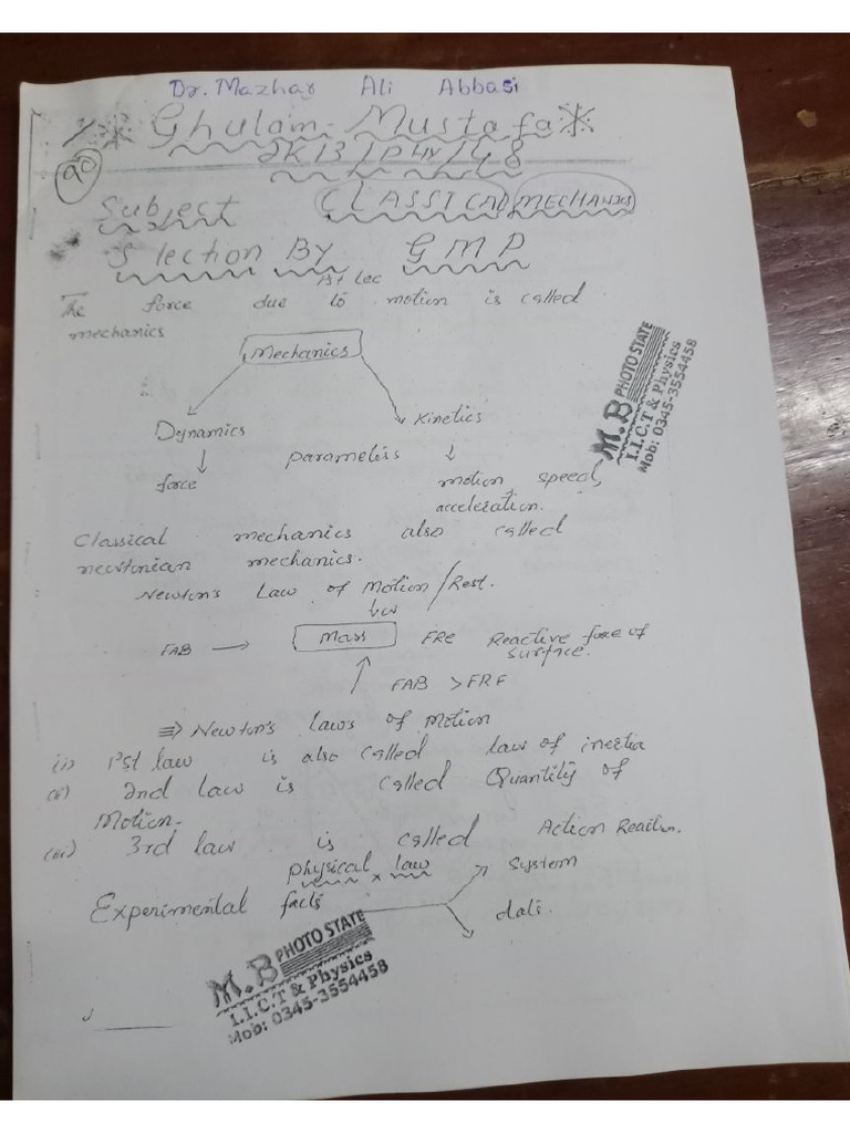 Classical Mechanics Notes Sir Mazharimgtopdf - 30 | PDF Classical Mechanics Notes Sir Mazharimgtopdf - 30 | PDF