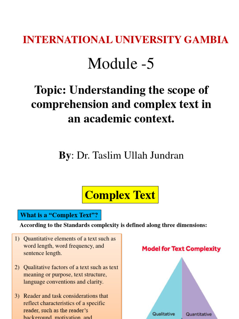 Presentation Module 5 | PDF | Linguistics | Discourse