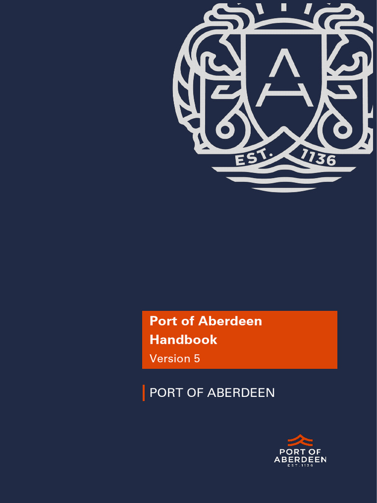 Port of Aberdeen Safety Handbook | PDF | Occupational Safety And Health ...